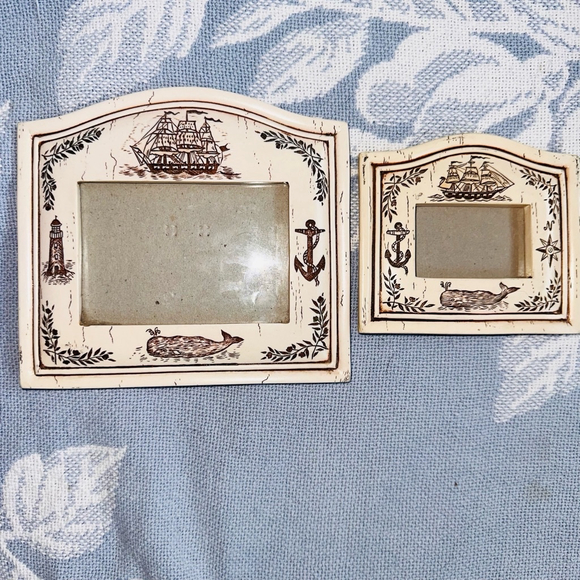 Figi | Accents | Vintage Figi Photo Frame Set At Sea Nautical Art Of ...